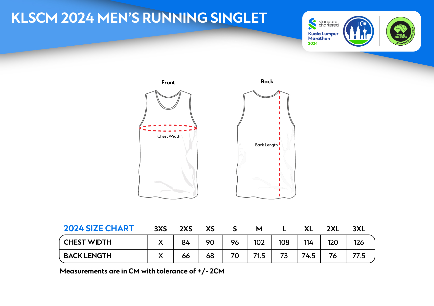 KL Marathon | Race Info / Apparel / Size Charts